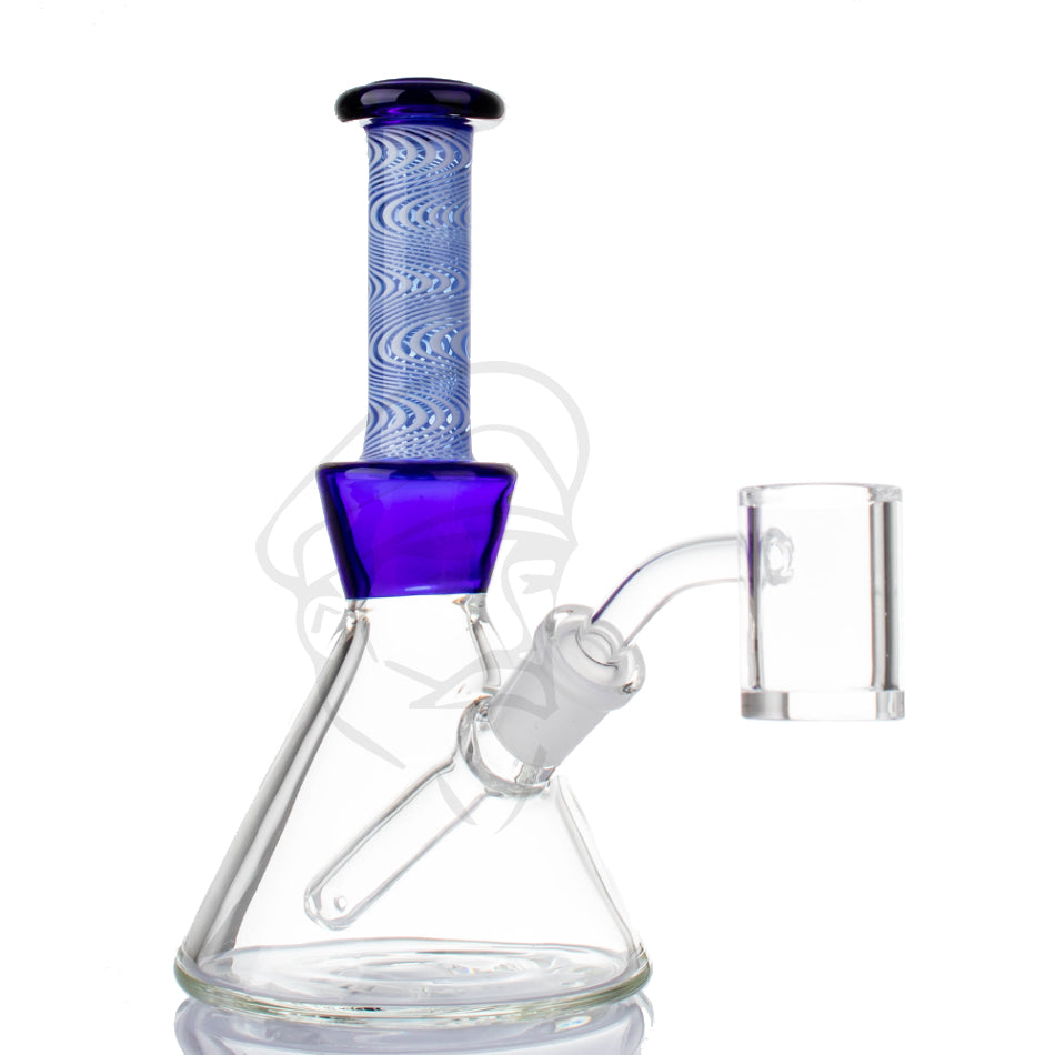 Mini Rig with Quartz Blue | Beefy's Bongs