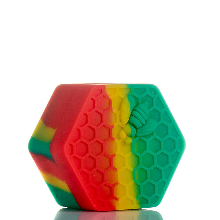 Beehive Silicone Container - Rasta – Beefy's Bongs