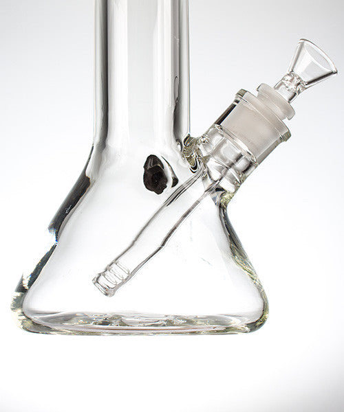 'Black Leaf' Glass Beaker 9mm – Beefy's Bongs