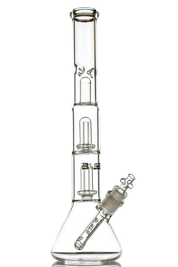 Blaze Glass 2 x Dome Perc Beaker – Beefy's Bongs