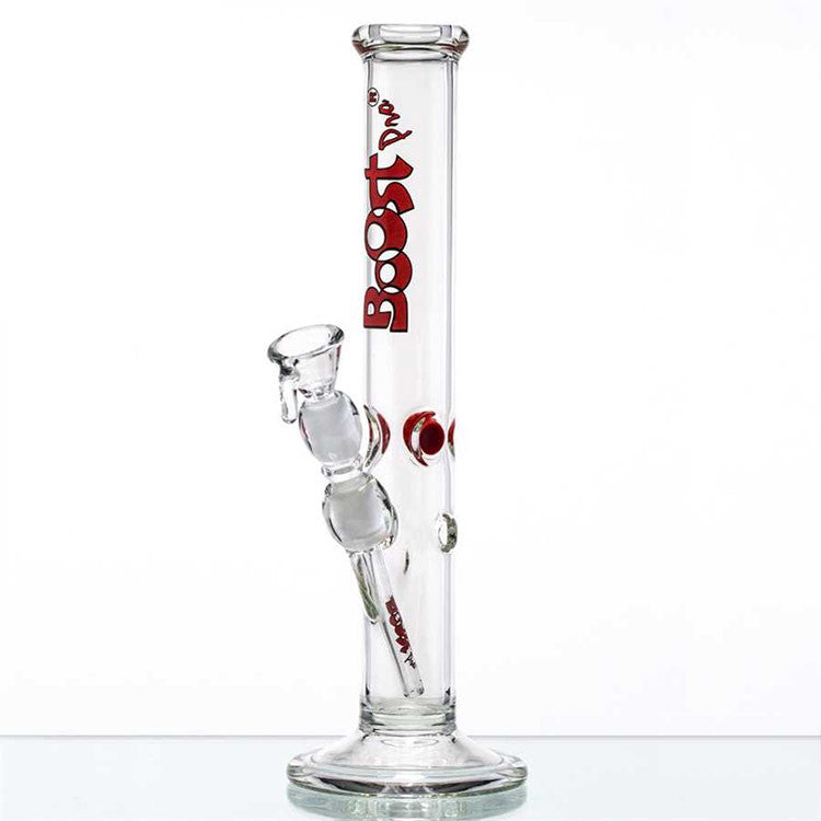 Boost Pro Cane Cylinder Ice Bong 'Red – Beefy's Bongs