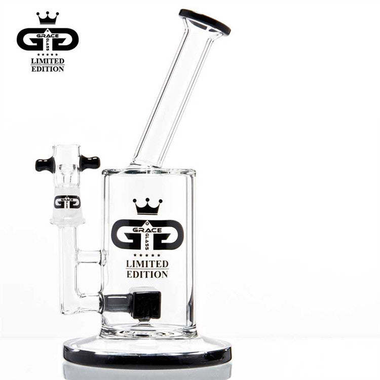 Grace Glass Limited Edition Bubbler 'Black – Beefy's Bongs