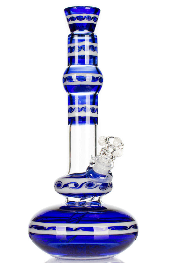 HVY Mini Wave Genie Bottle - Blue – Beefy's Bongs