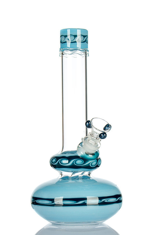 HVY Wave Bubble Beaker 'Blue – Beefy's Bongs