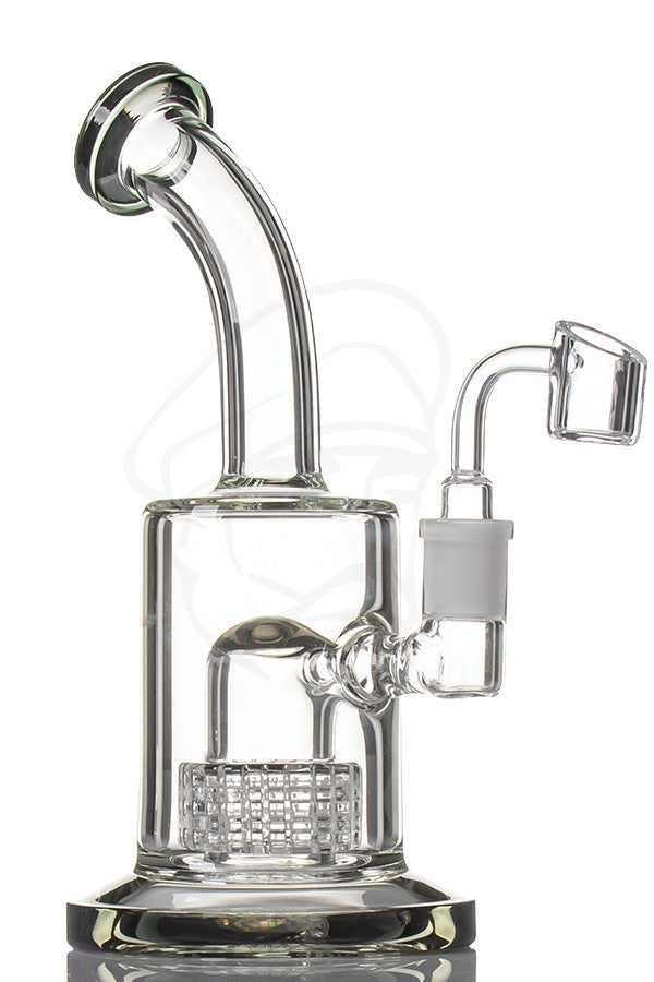 Matrix Dab Rig w/Quartz - Grey – Beefy's Bongs