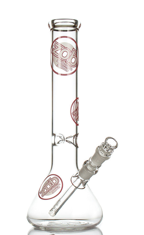 ZOB OG Beaker 14 Inch Red and White – Beefy's Bongs